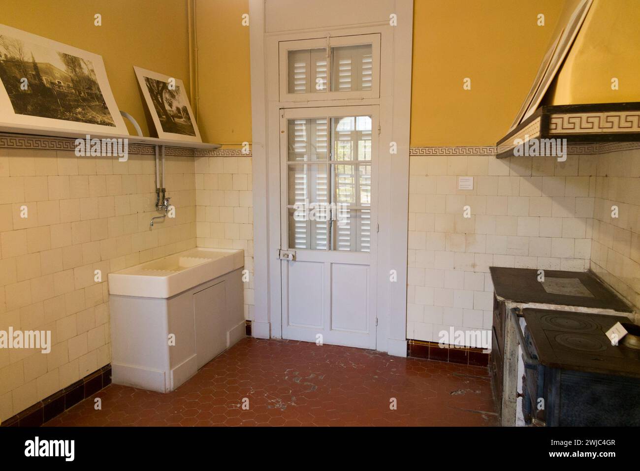 Cuisine kitchen room inside Musée Renoir, the former home of Pierre ...