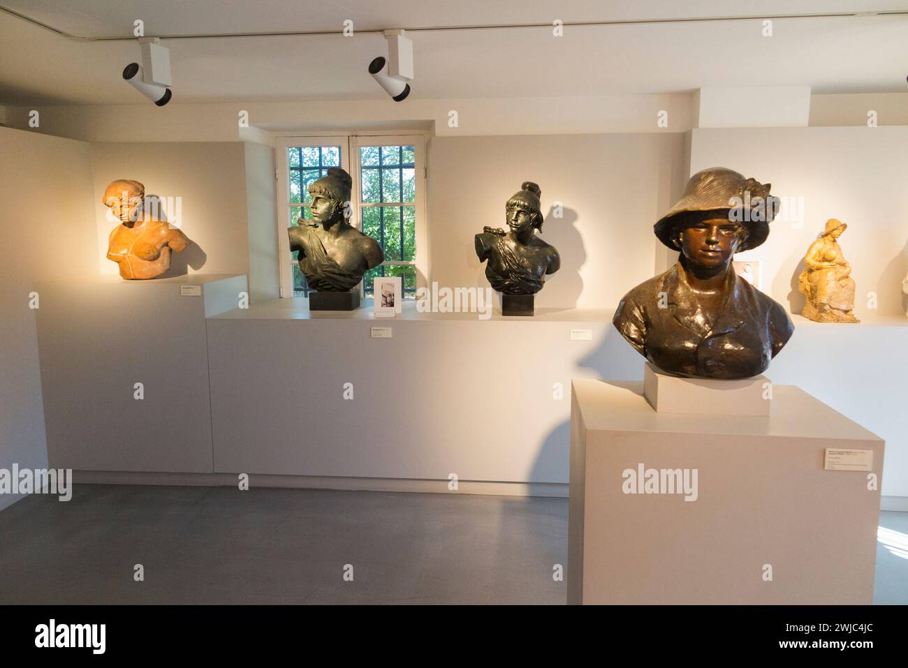 Sculpture room gallery, rear of Musée Renoir, former home of Pierre ...