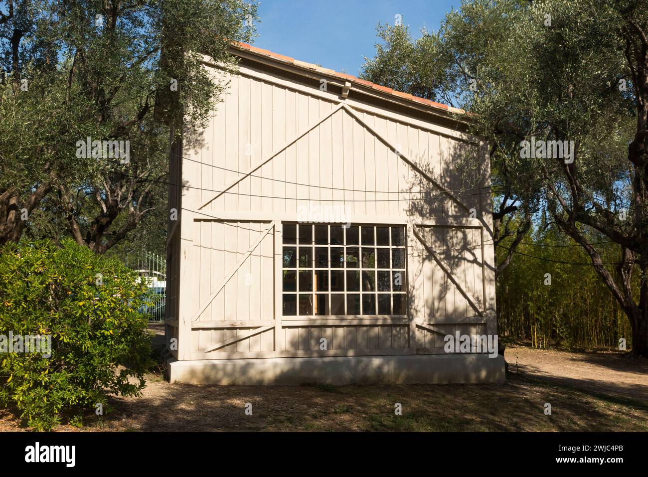 Year 2019 reconstruction of his original garden studio in the Musée ...