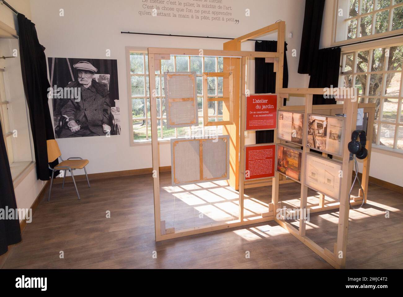 Year 2019 reconstruction of his original garden studio in the Musée ...