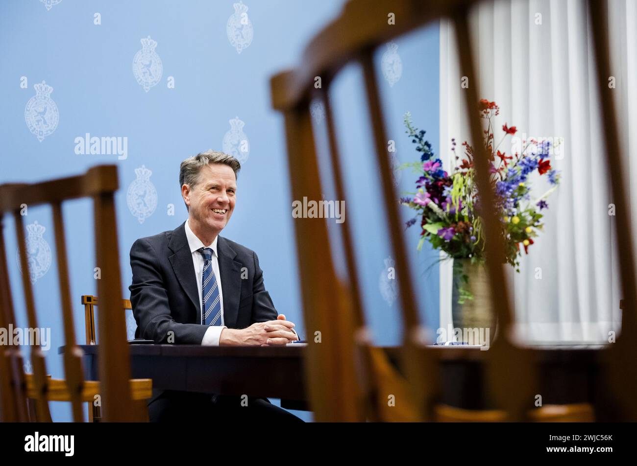 THE HAGUE - Chairman Martin Bosma is waiting for the arrival of Kim ...