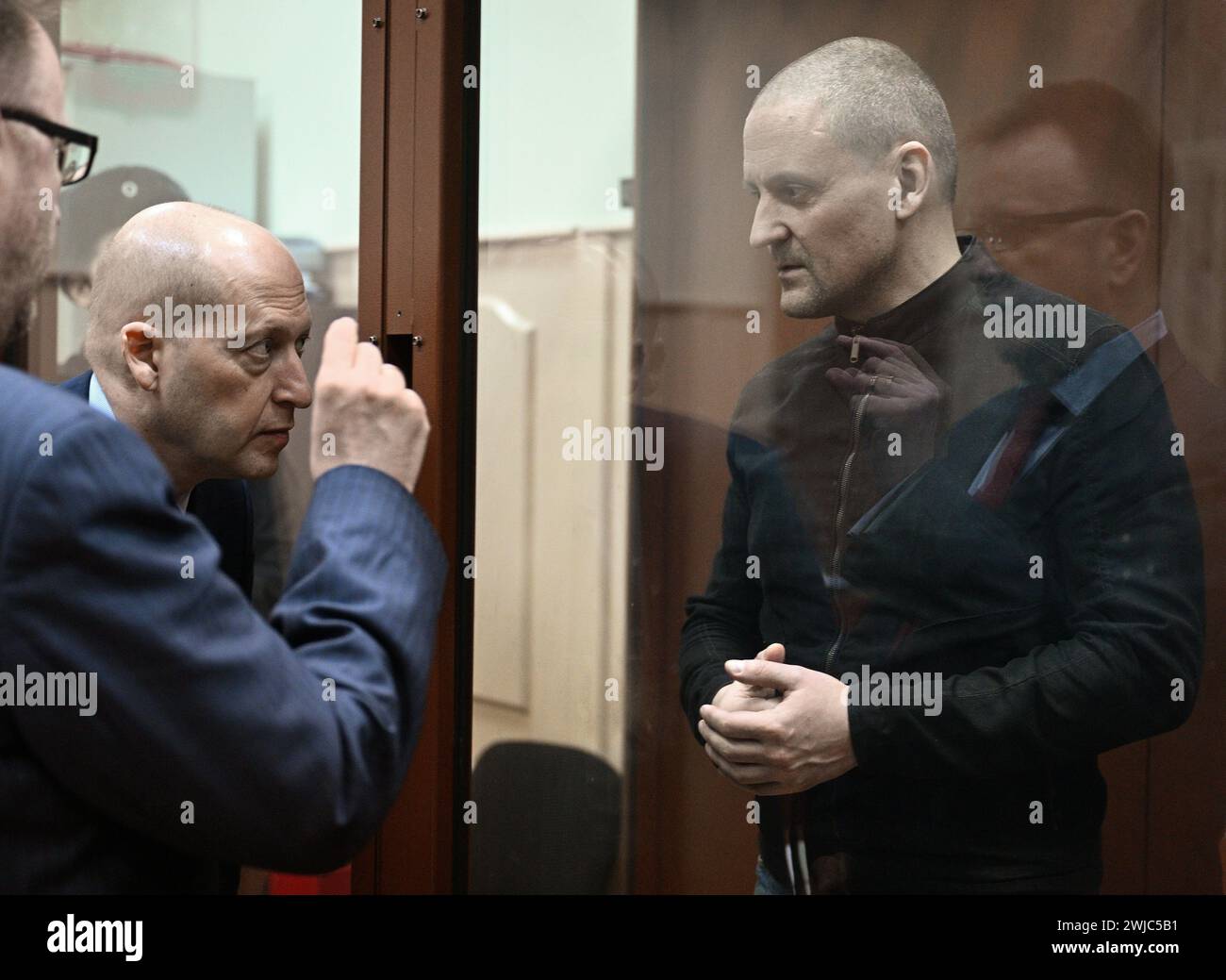 Moscow, Russia. 14th Feb, 2024. Consideration of the investigation's ...