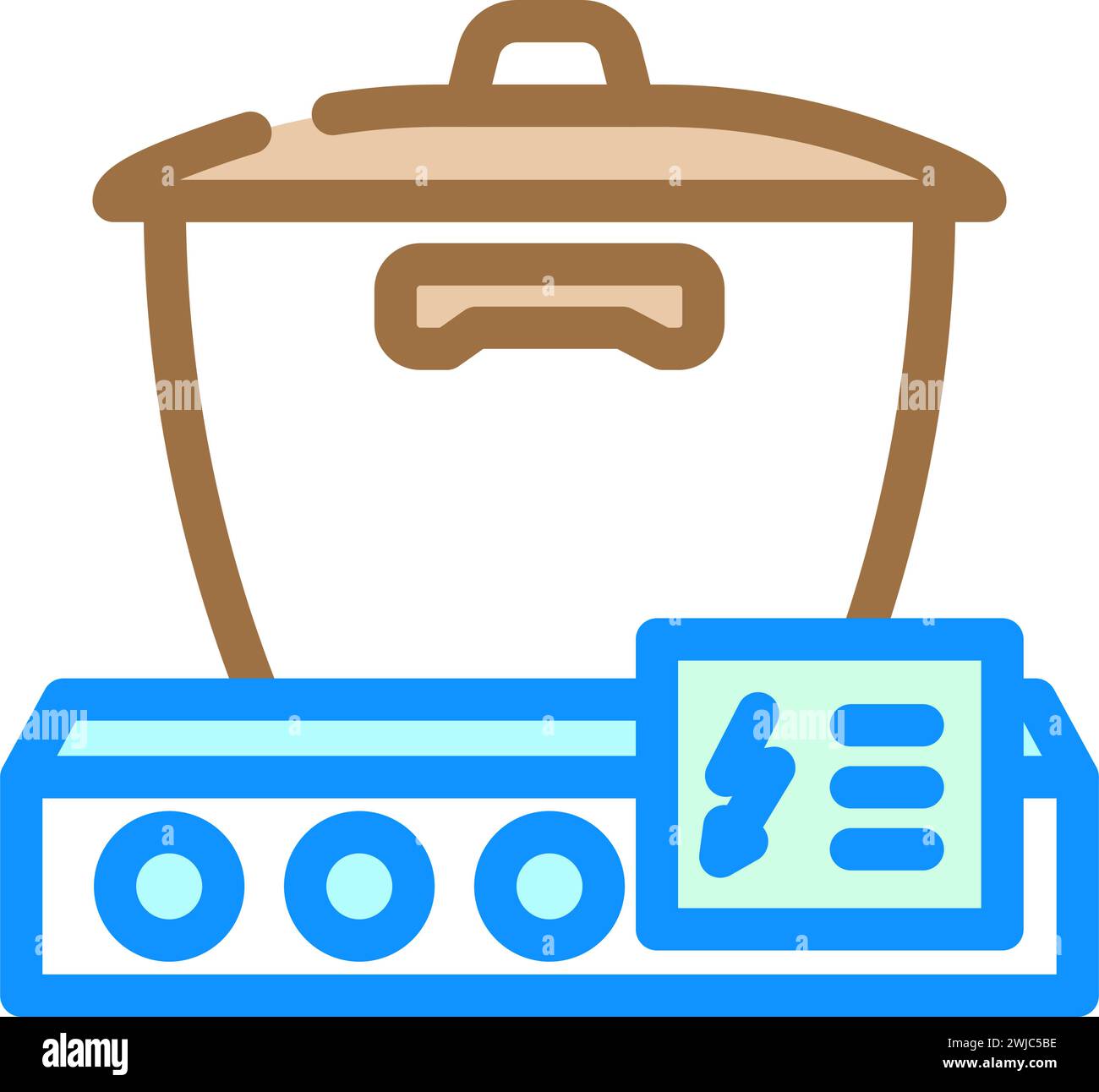 Cooking Energy Efficient Color Icon Vector Illustration Stock Vector Image And Art Alamy 7459