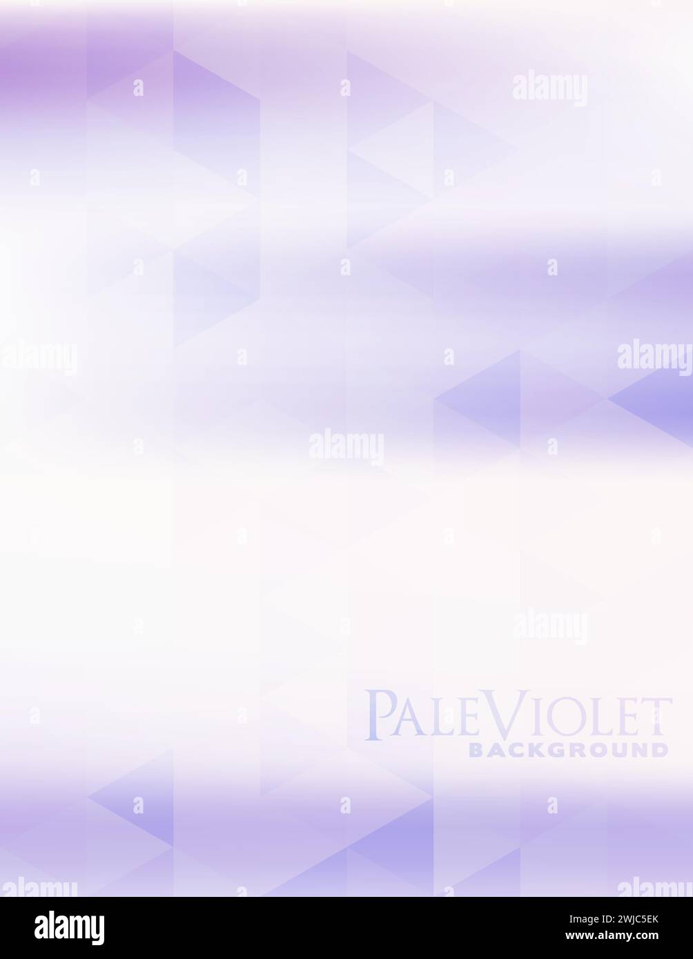 Abstract pale violet minimal background with translucent triangles ...