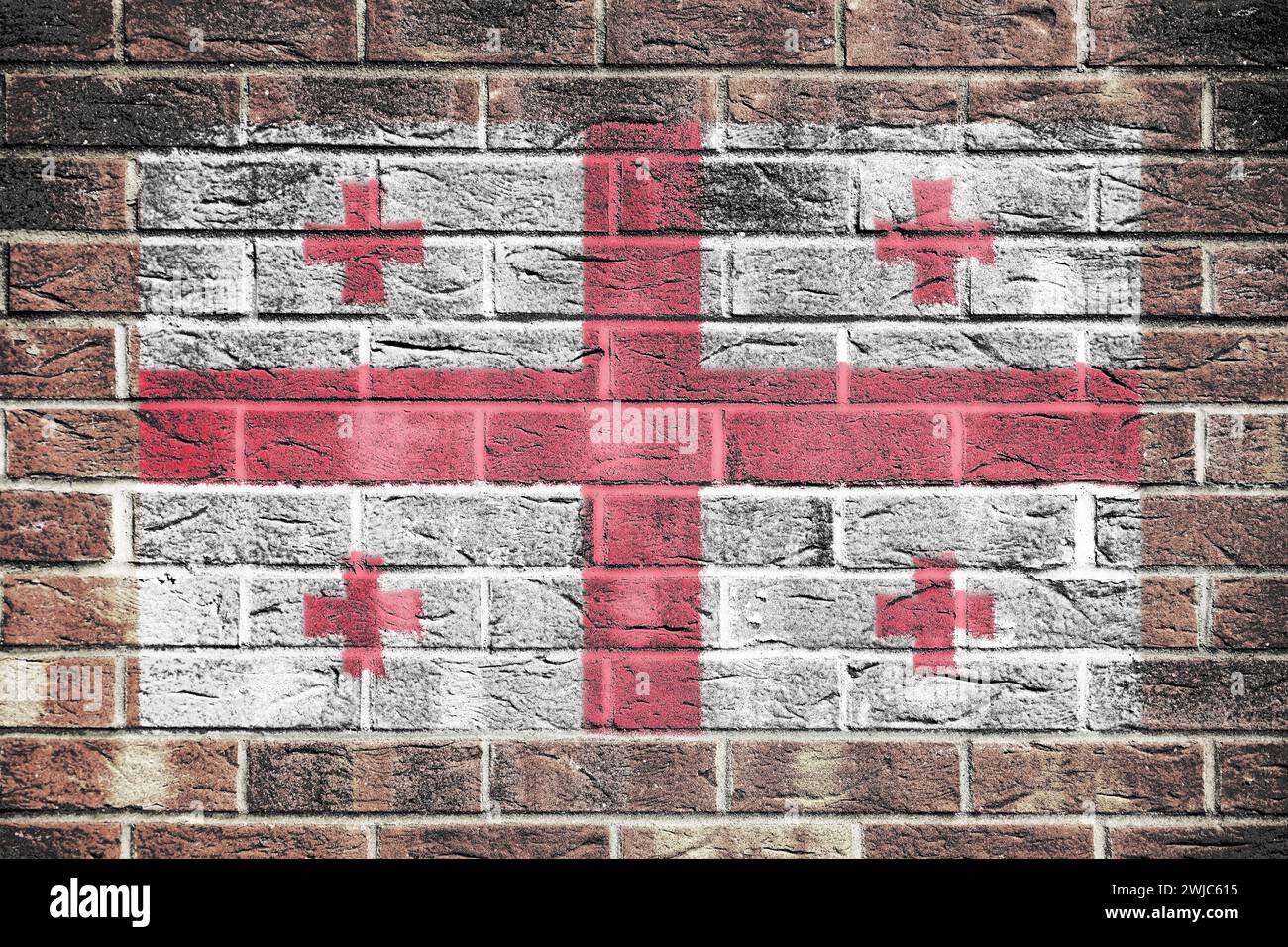 Georgia flag hi-res stock photography and images - Alamy