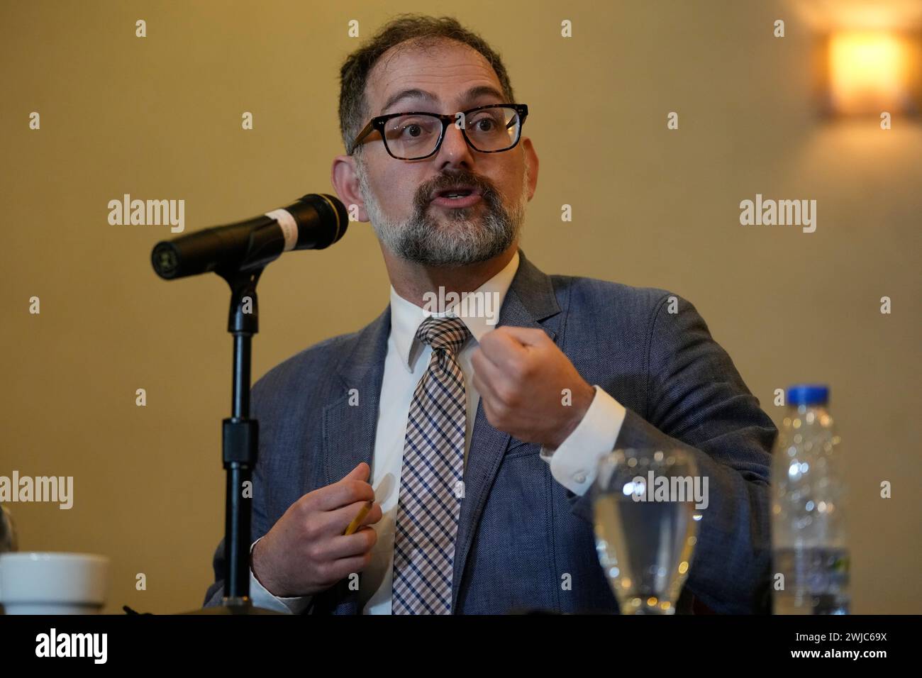 U.N. Special Rapporteur on the Right to Food Michael Fakhri gives a ...