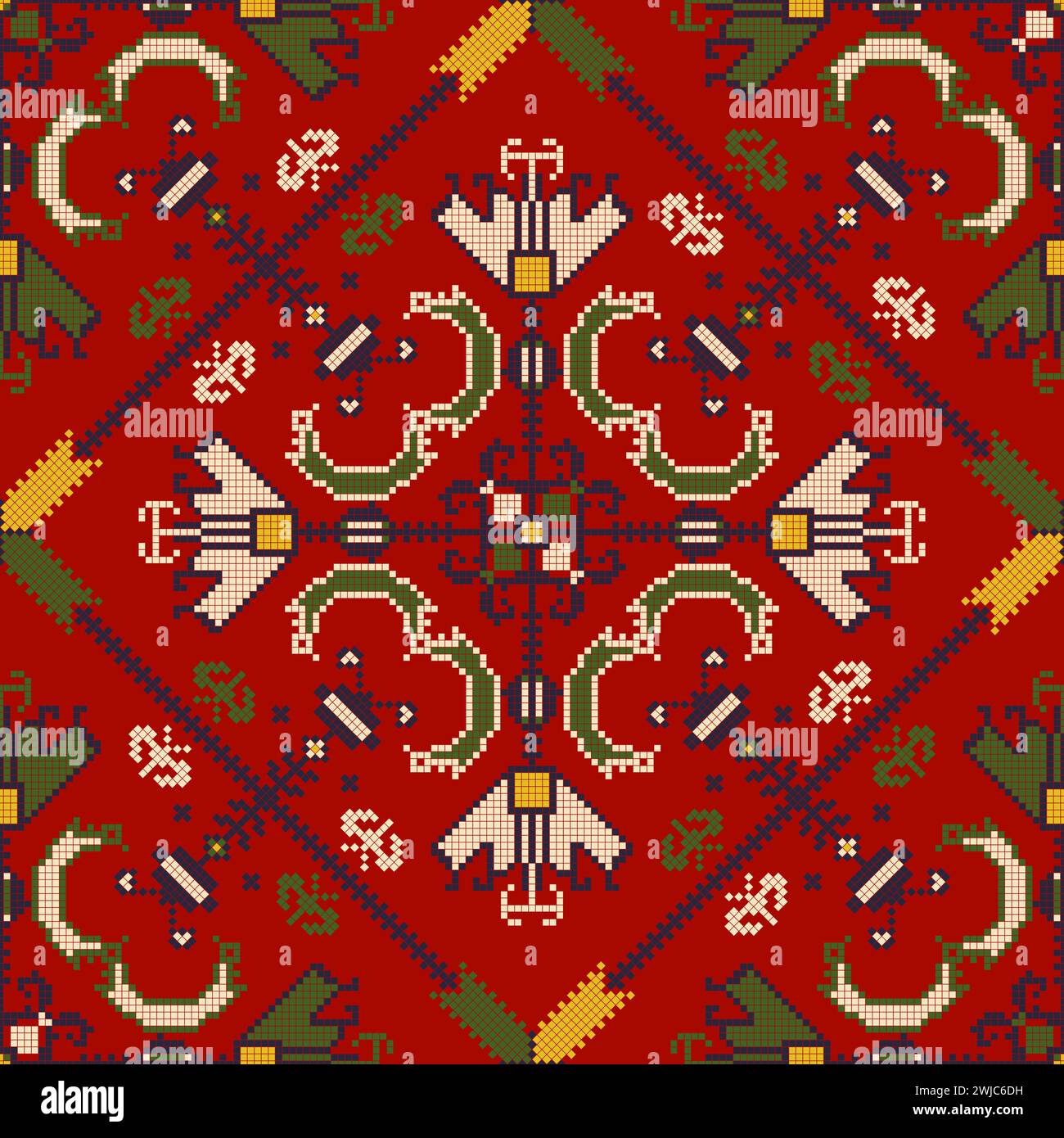 Bulgarian embroidery Stock Vector Images - Alamy