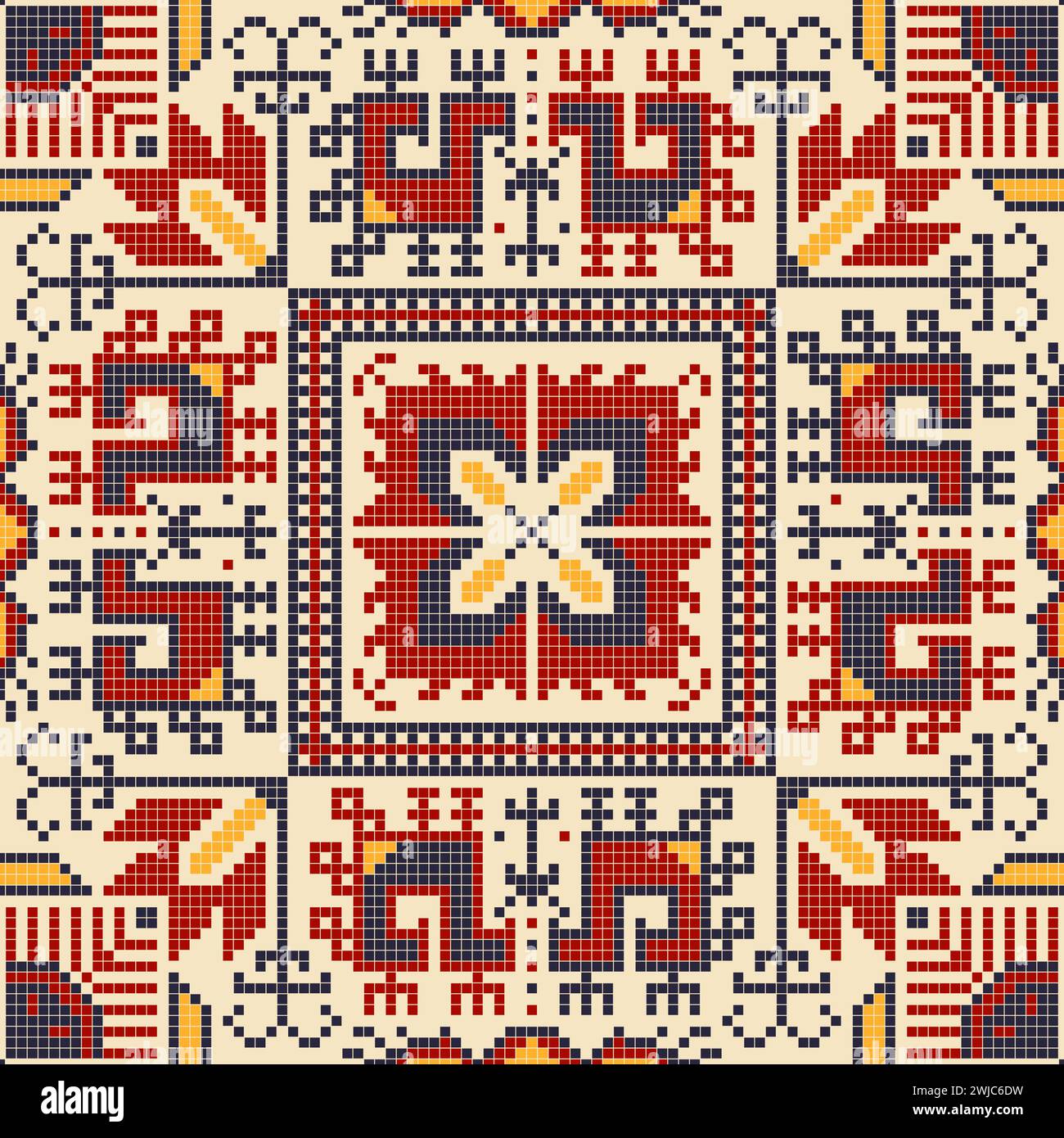 Bulgarian folk art Stock Vector Images - Alamy