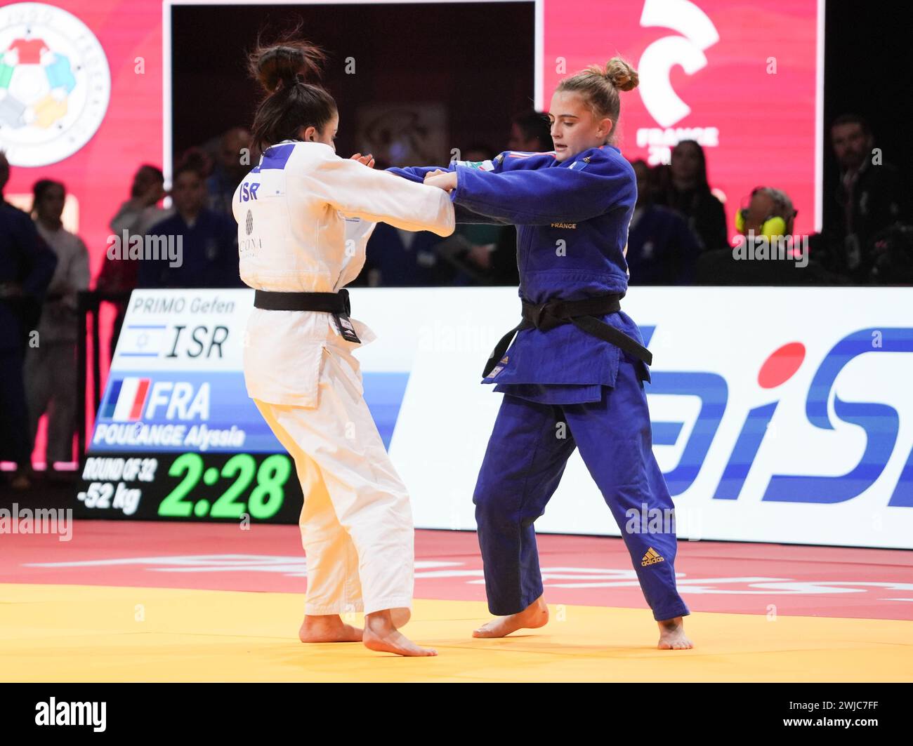 POULANGE ALYSSIA of FRANCE and PRIMO GEFEN of ISRAELduring the Paris ...