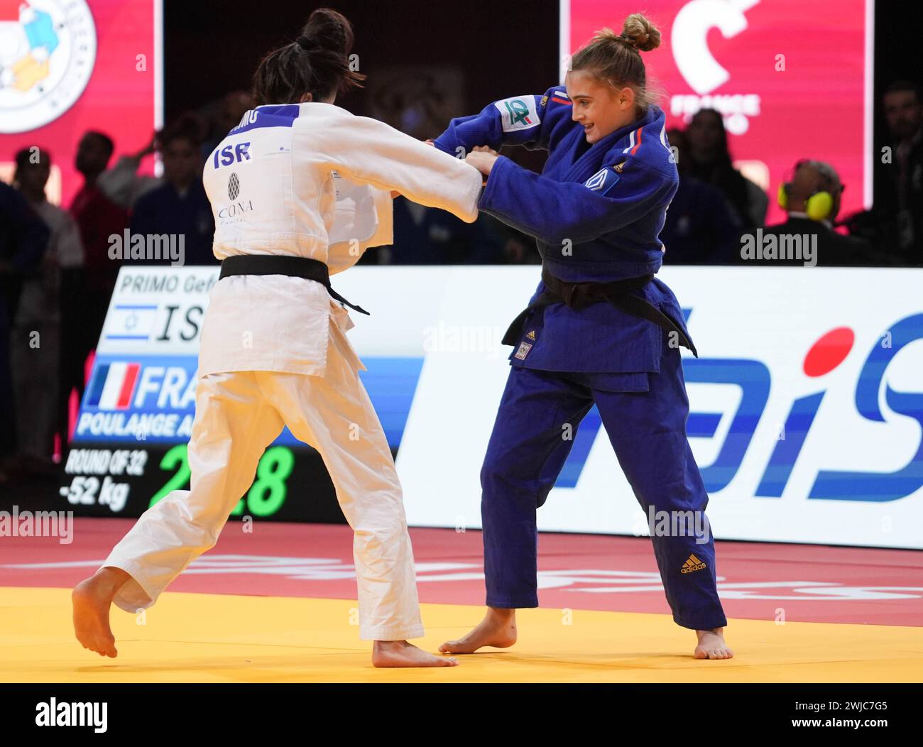 POULANGE ALYSSIA of FRANCE and PRIMO GEFEN of ISRAELduring the Paris ...