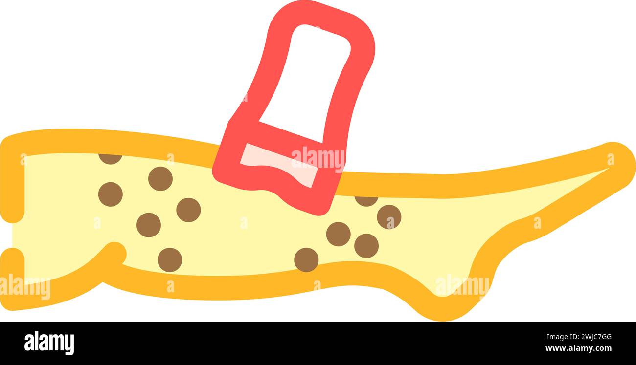 leg hair depilation female color icon vector illustration Stock Vector ...