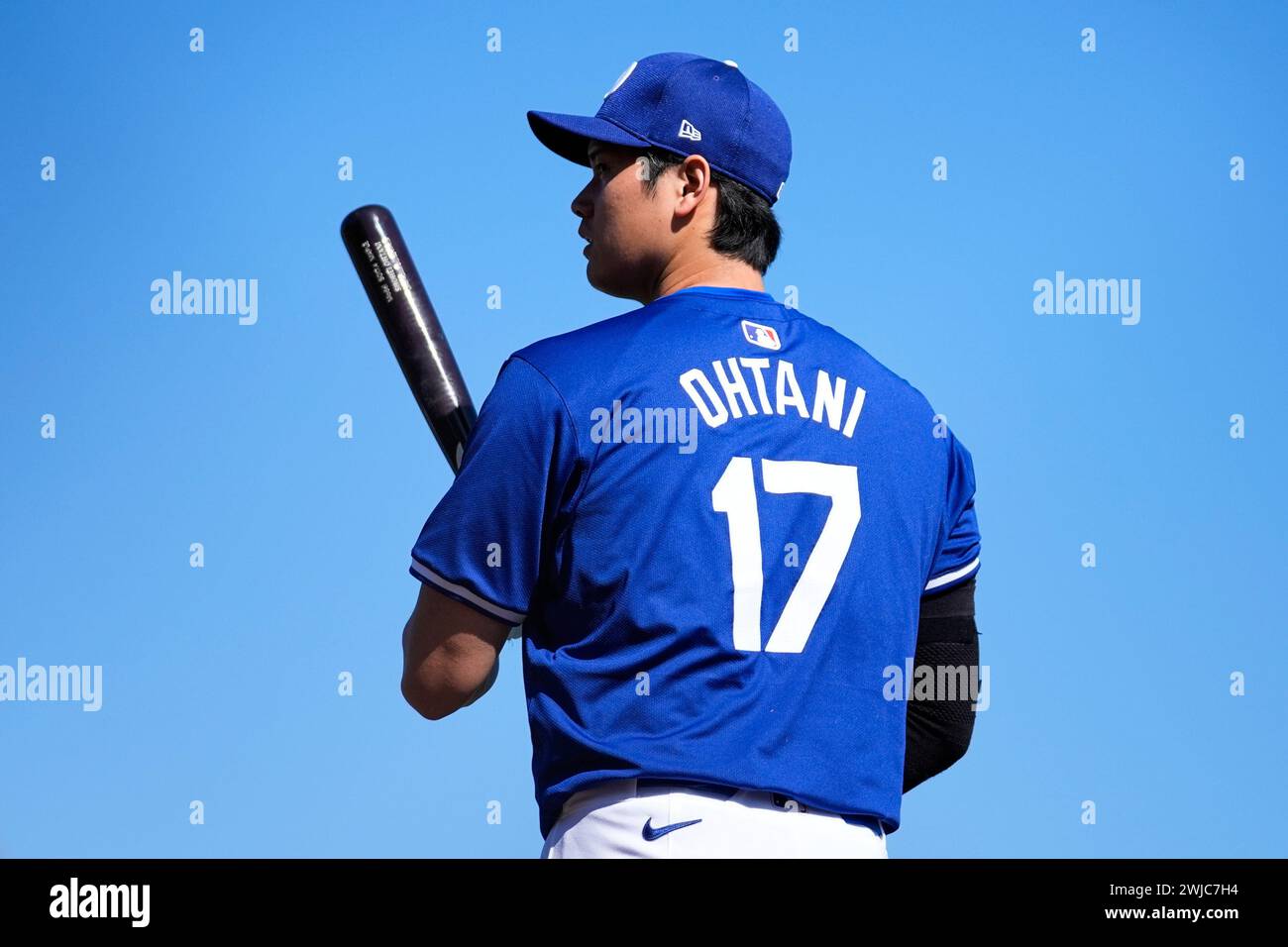 Los Angeles Dodgers designated hitter Shohei Ohtani participates in ...