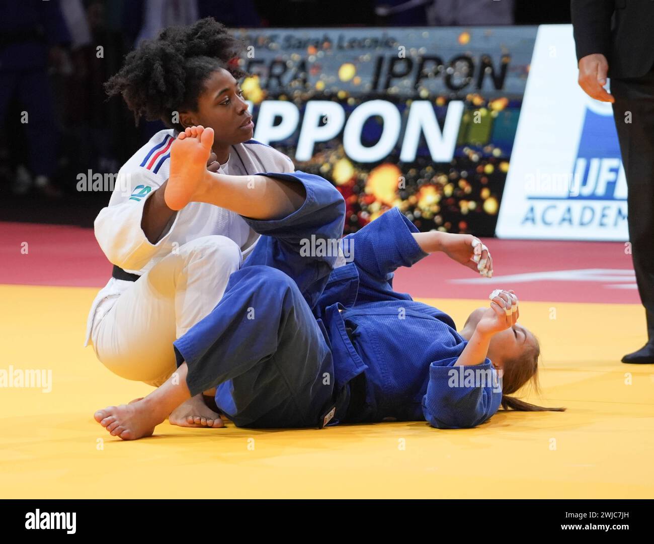 CYSIQUE SARAH LEONIE of FRANCE and AMINOVA SHUKURJON of UZBEKISTAN ...