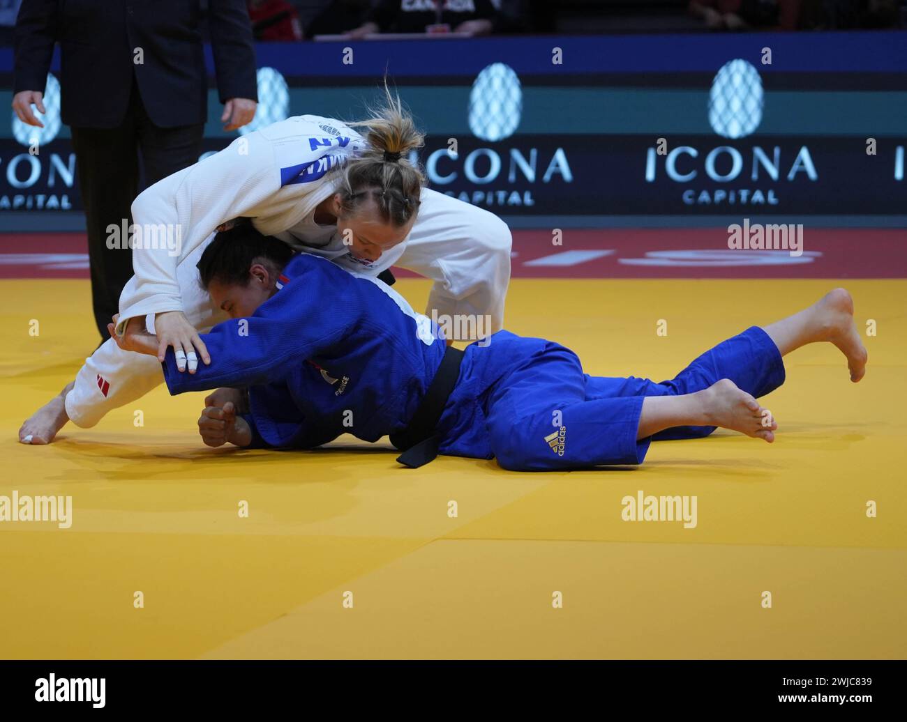 MOKDAR FAIZA and FRANCE KLIMKAIT JESSICA of CANADA during the Paris ...