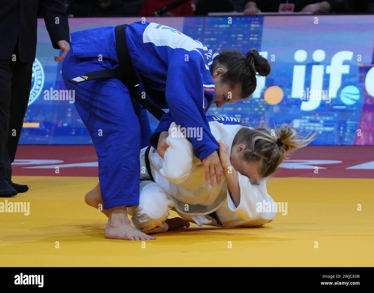 MOKDAR FAIZA and FRANCE KLIMKAIT JESSICA of CANADA during the Paris ...