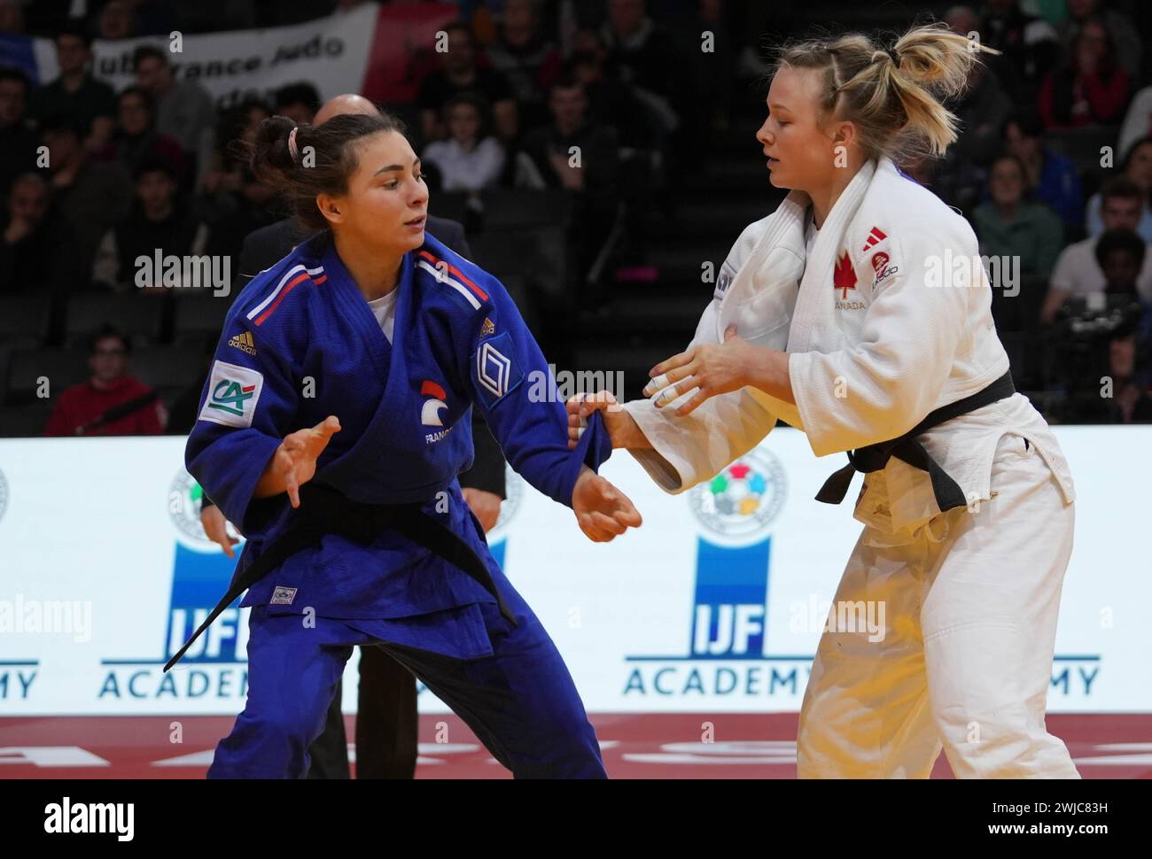 MOKDAR FAIZA and FRANCE KLIMKAIT JESSICA of CANADA during the Paris ...