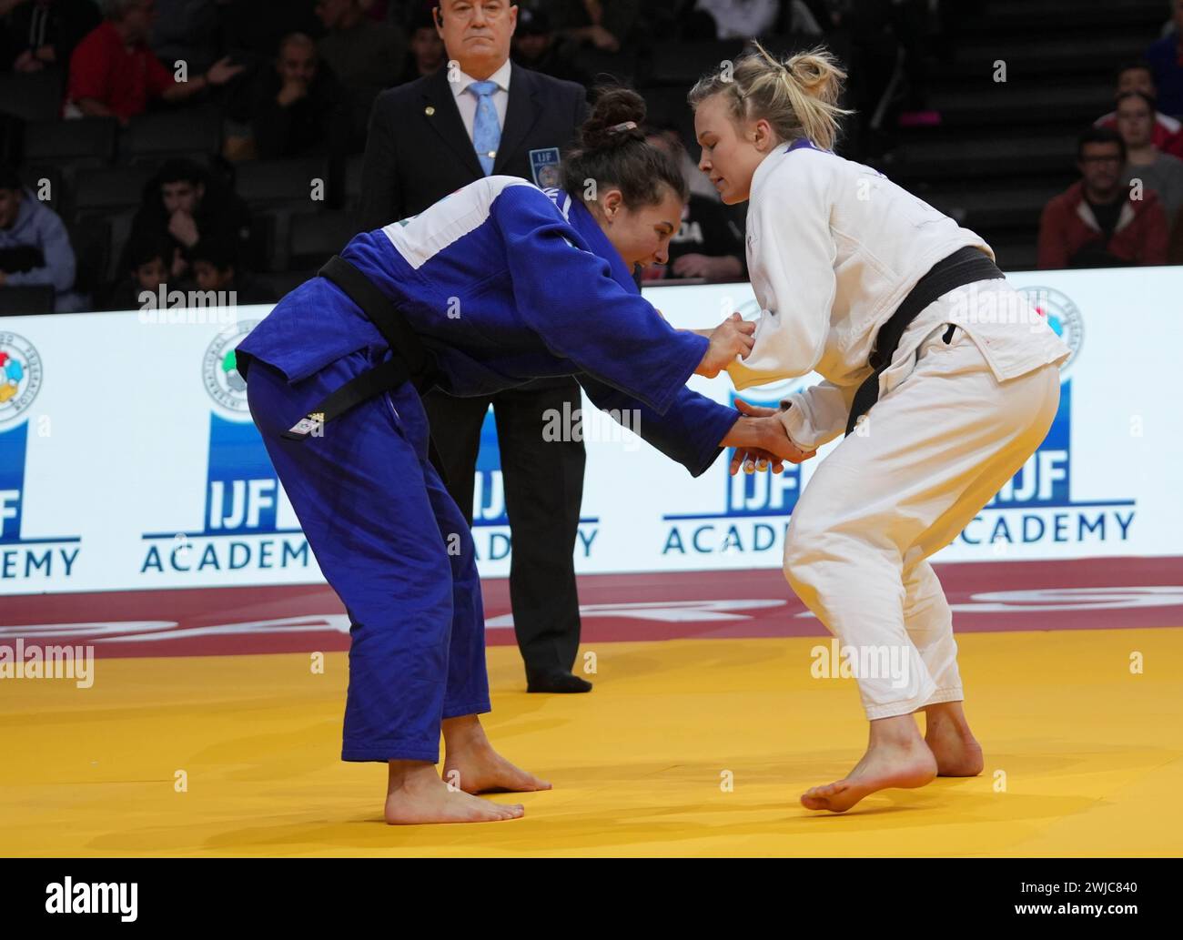MOKDAR FAIZA and FRANCE KLIMKAIT JESSICA of CANADA during the Paris ...