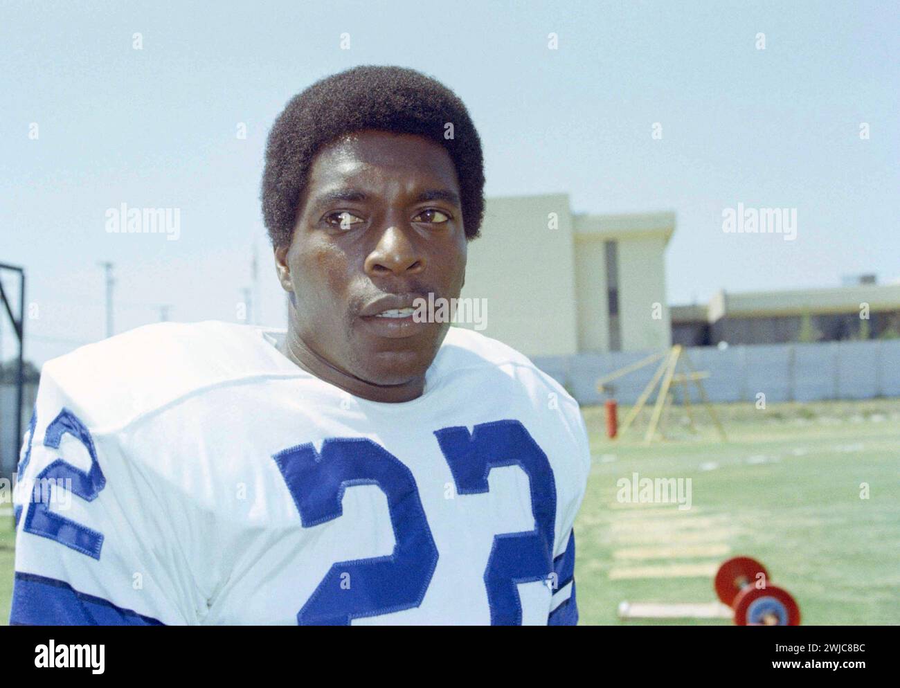 Bob Hayes, wide receiver for the Dallas Cowboys football team, pictured in 1971. Exact date and ...