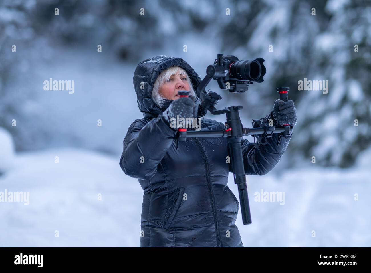 Female heavy equipment operator hi-res stock photography and images - Alamy