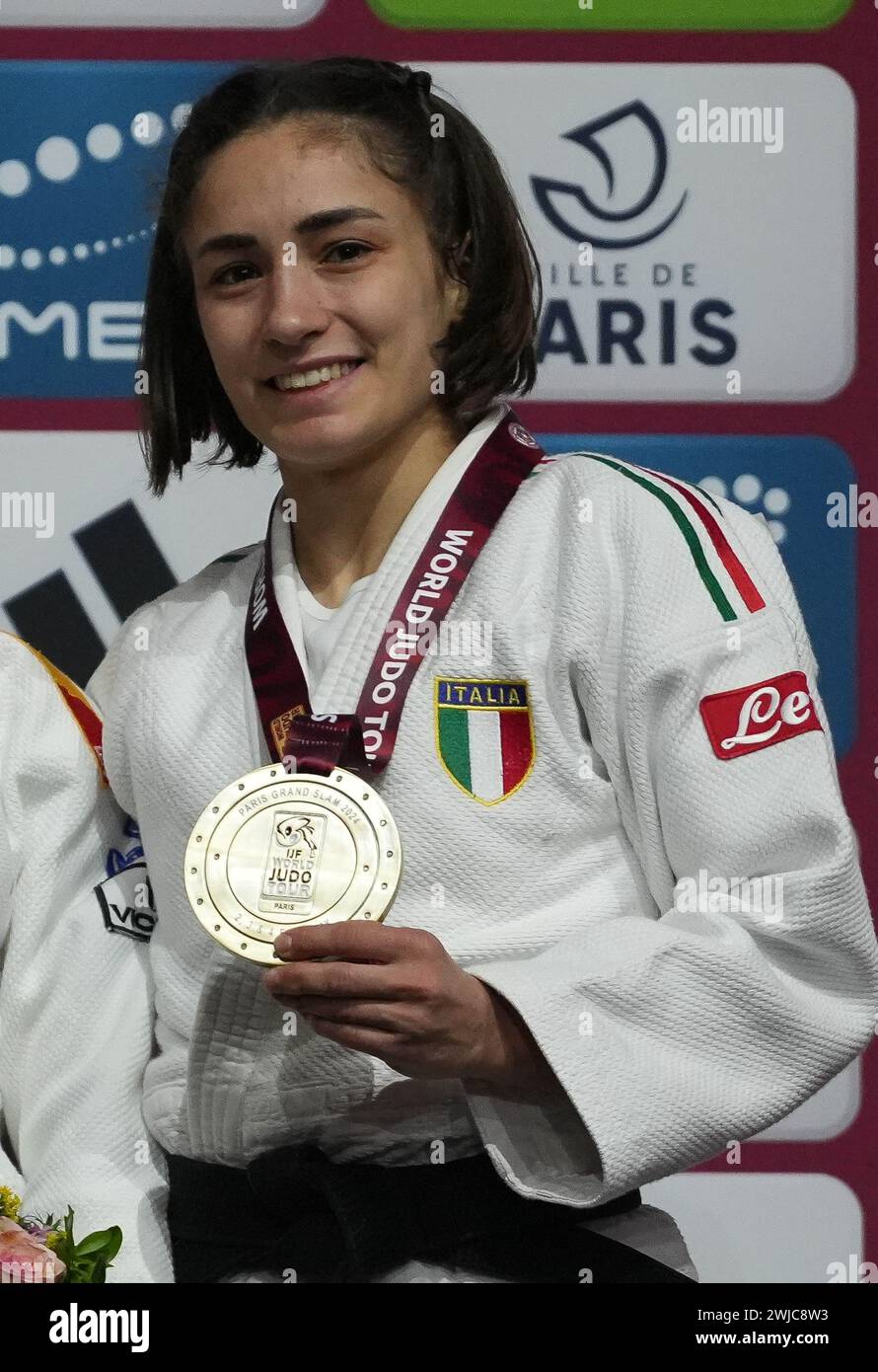 SCUTTO ASSUNTA OF ITALY PODIUM during the Paris Grand Slam 2024, IJF ...