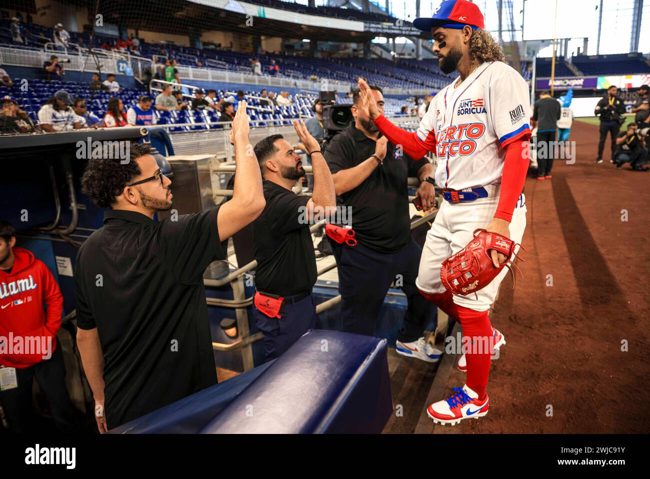Jack López of Criollos de Caguas of Puerto Rico during the baseball ...