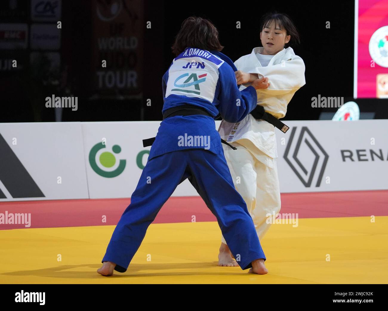 SHIRAISHI HIBIKI OF JAPAN AND OMORI KISUMI OF JAPAN during the Paris ...