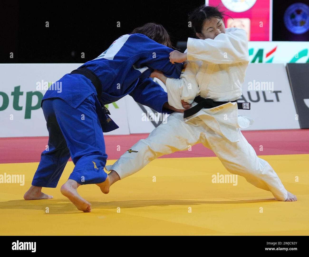 SHIRAISHI HIBIKI OF JAPAN AND OMORI KISUMI OF JAPAN during the Paris ...
