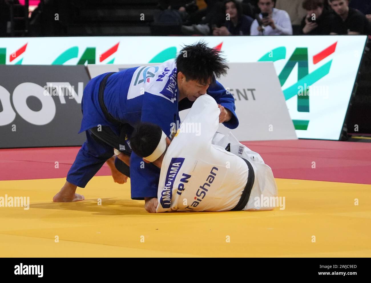 TAKEOKA TAKESHI OF JAPAN AND MARUYAMA JOSHIRO OF JAPAN during the Paris ...