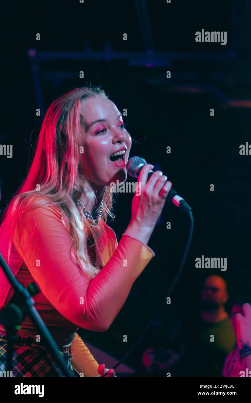 Female alternative pop band Dream Wife play their sold out live show in ...