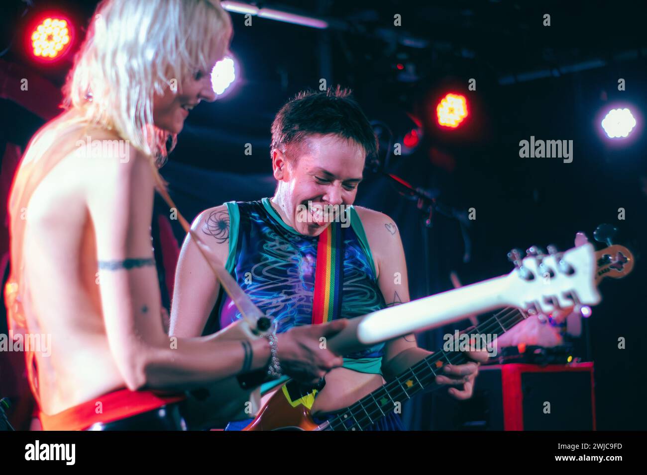 Female alternative pop band Dream Wife play their sold out live show in ...