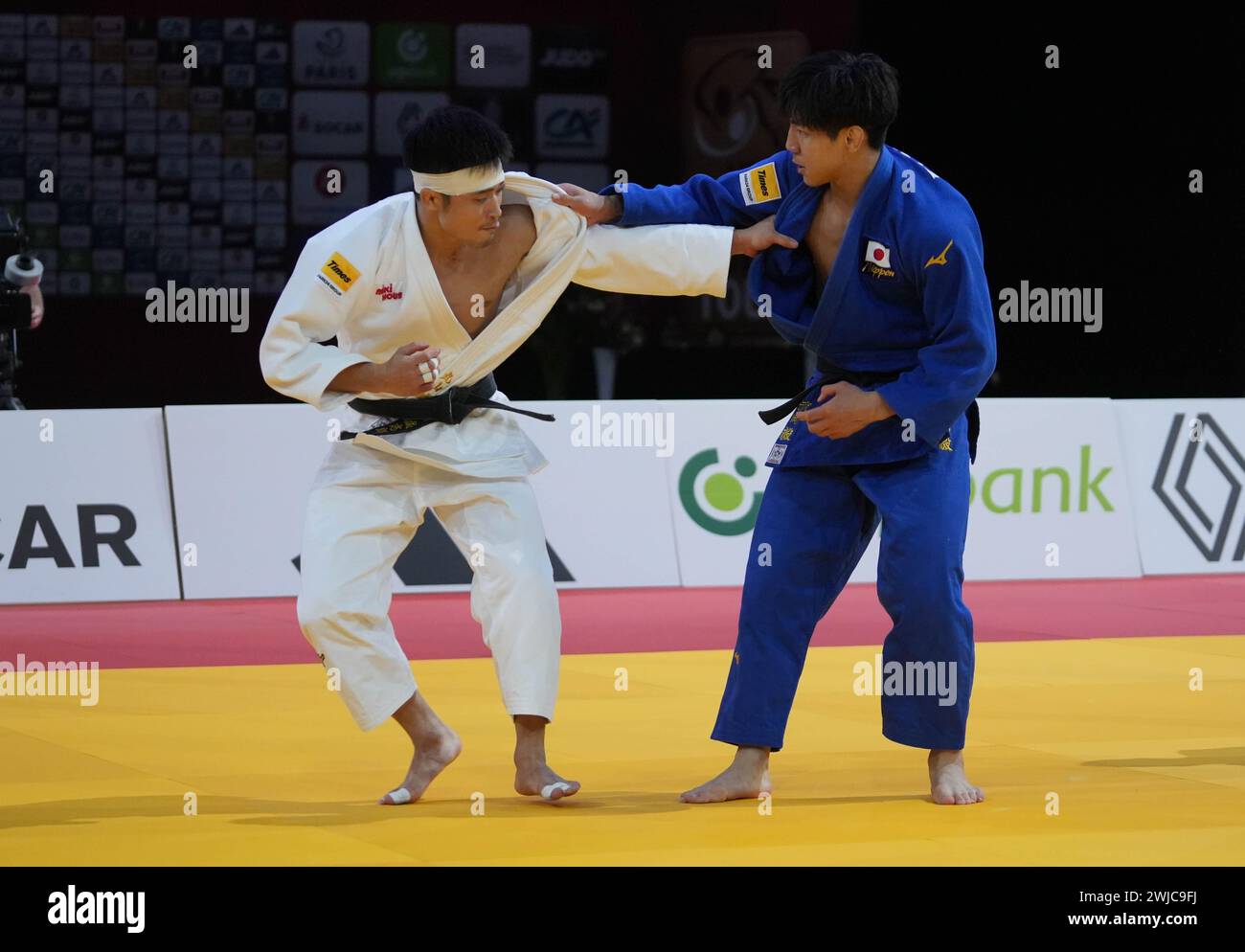 TAKEOKA TAKESHI OF JAPAN AND MARUYAMA JOSHIRO OF JAPAN during the Paris ...