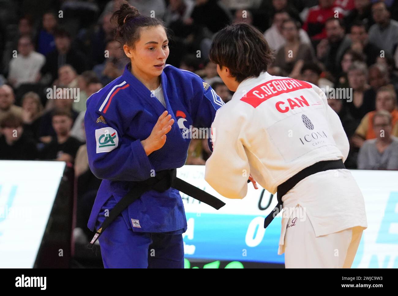 MOKDAR FAIZA OF FRANCE AND DEGUCHI CHRISTA OF CANADA during the Paris ...