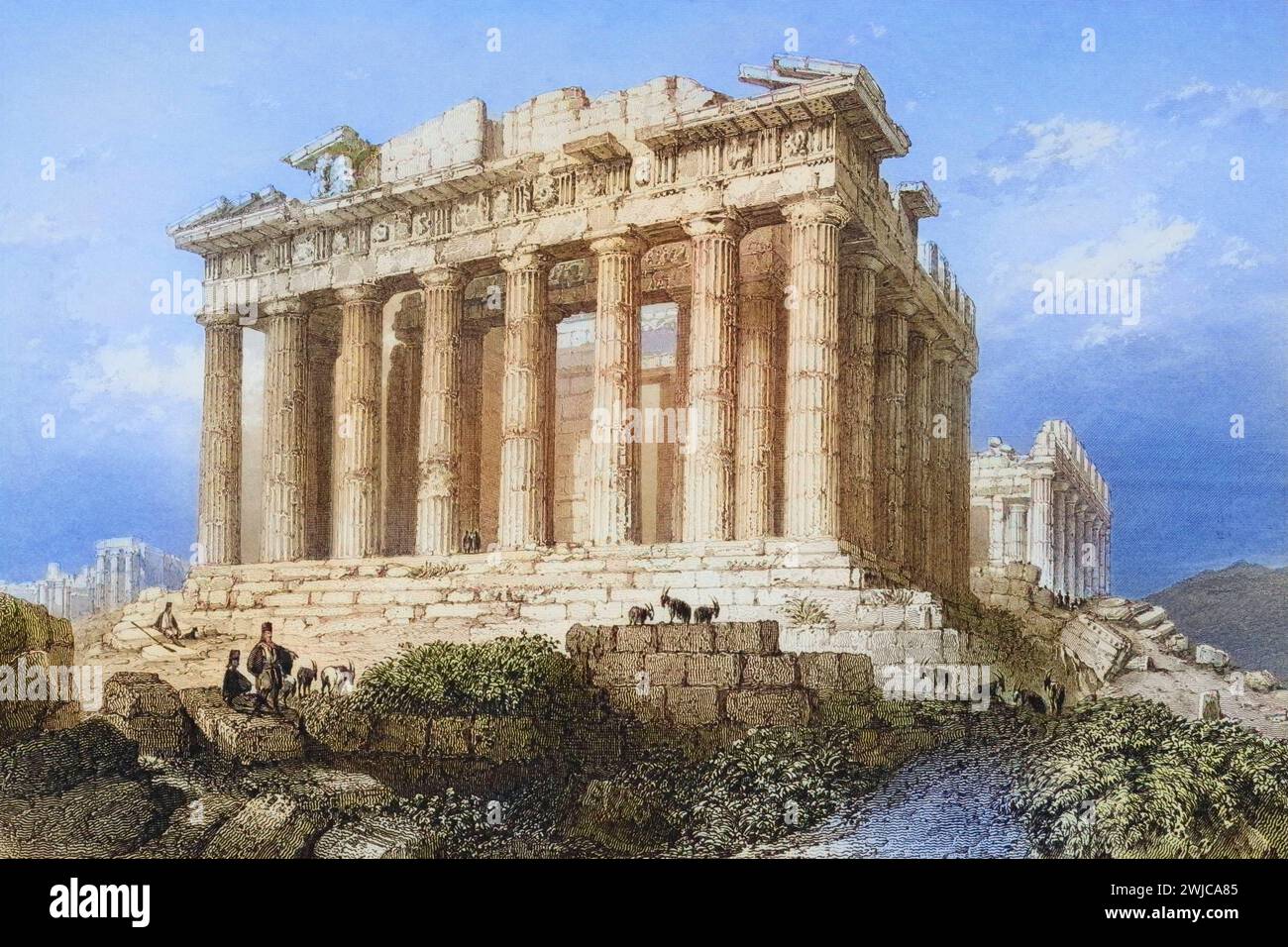 Parthenon Perspective Diagram