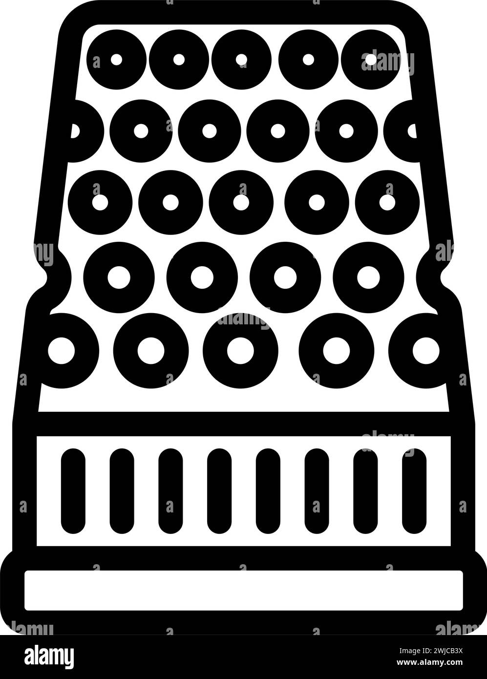 thimble embroidery hobby line icon vector illustration Stock Vector ...