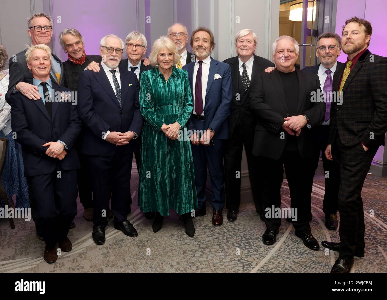 Queen camilla meets brian hi-res stock photography and images - Alamy