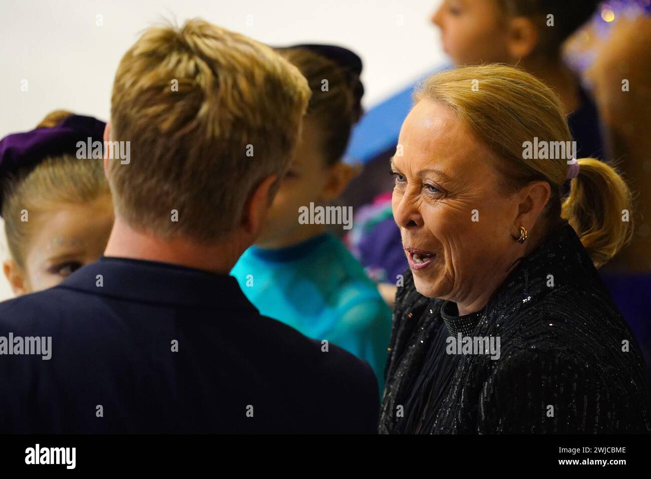 Ice skaters Jayne Torvill and Christopher Dean, before their ...