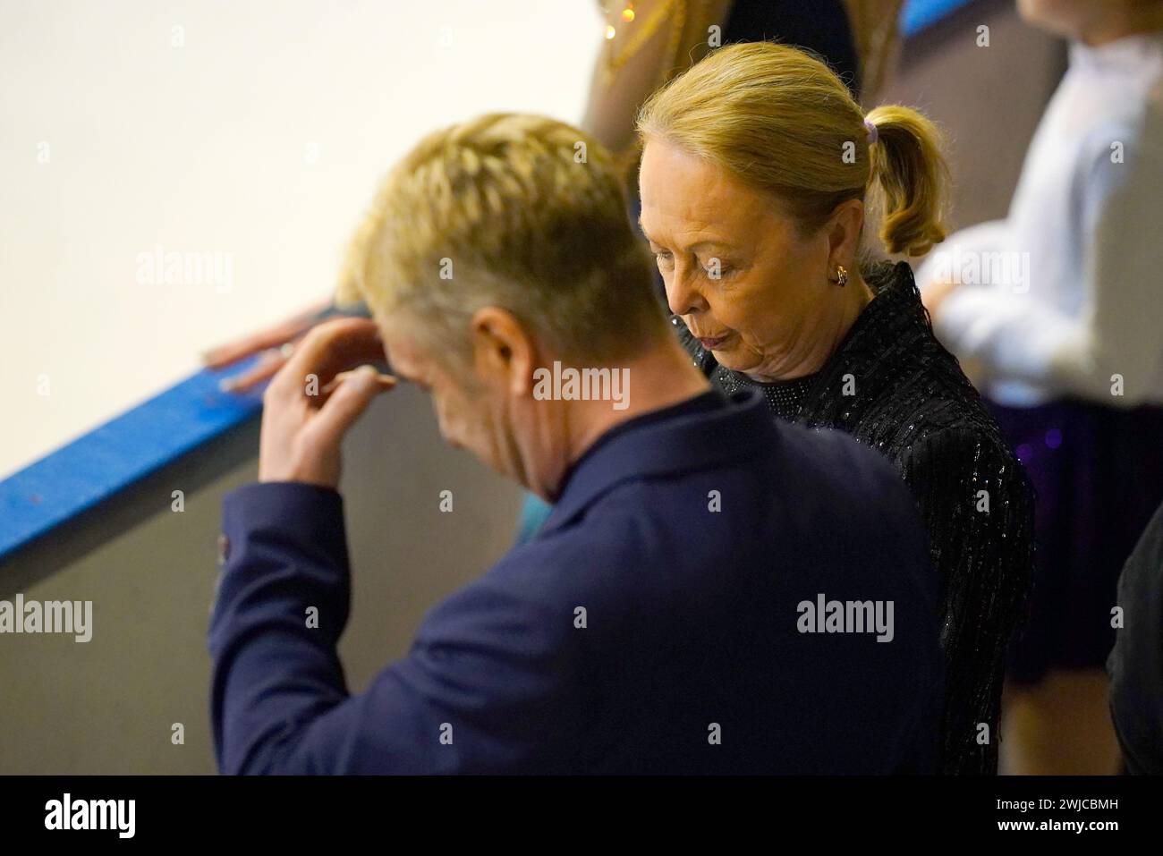 Ice skaters Jayne Torvill and Christopher Dean, before their ...