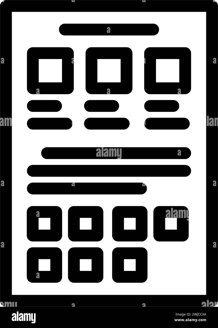Ux style guide website vector web ui hi-res stock photography and ...