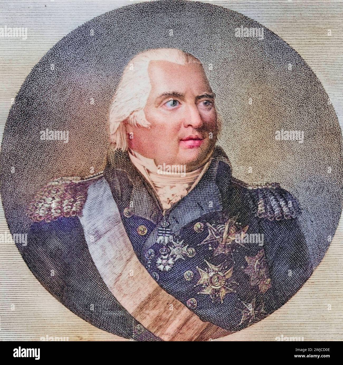 Louis XVIII, Louis-Stanislas-Xavier, 1755-1824. King of France 1814 ...