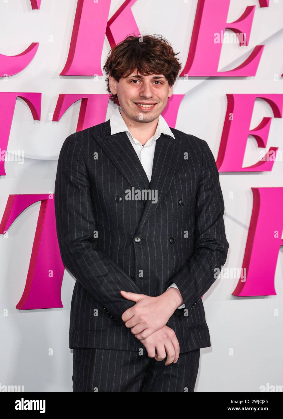 Jordan Sangha attends the European premiere of "Wicked Little Letters ...