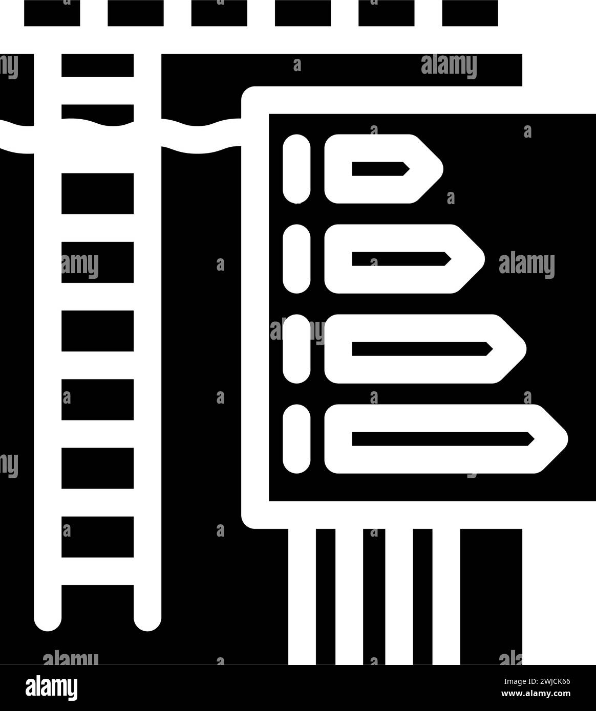 water management efficient glyph icon vector illustration Stock Vector ...