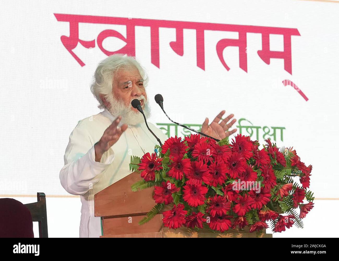 Patna, India. 14th Feb, 2024. PATNA, INDIA - FEBRUARY 14: Dr. Chand ...