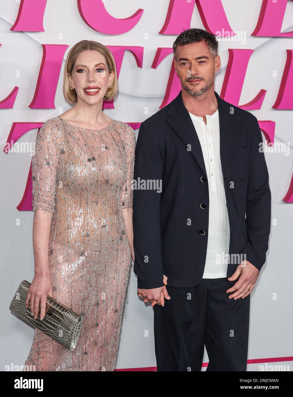 London, UK. 13th Feb, 2024. Katherine Ryan and Bobby Kootstra attend ...