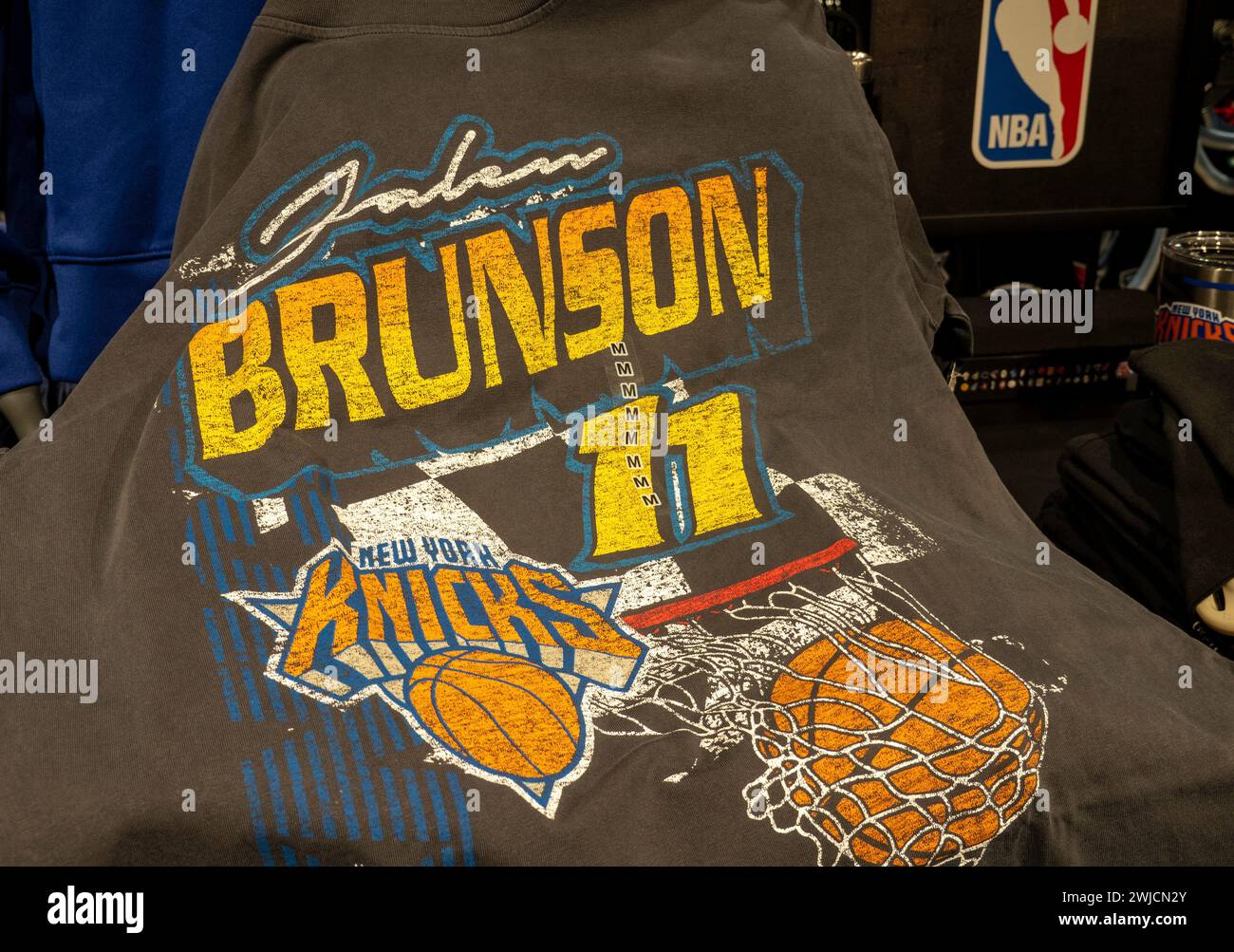 Branded NBA Merchandise at Macy's Flagship Department Store in New York ...