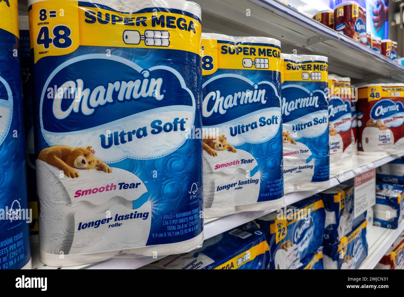 Charmin Toilet Tissu in Stock at Target in Herald square, NYC, 2024 ...