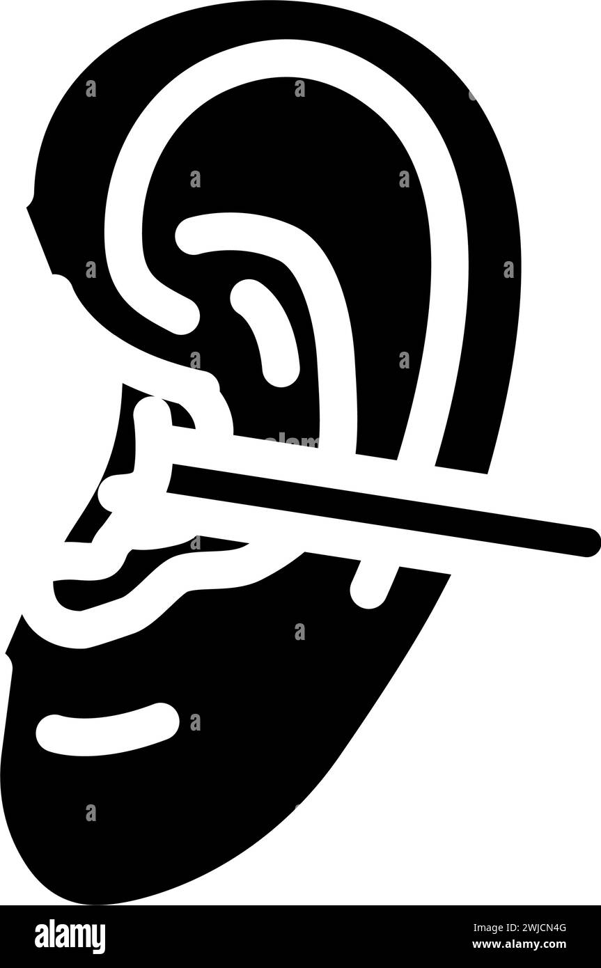 Male ear wax Stock Vector Images - Alamy