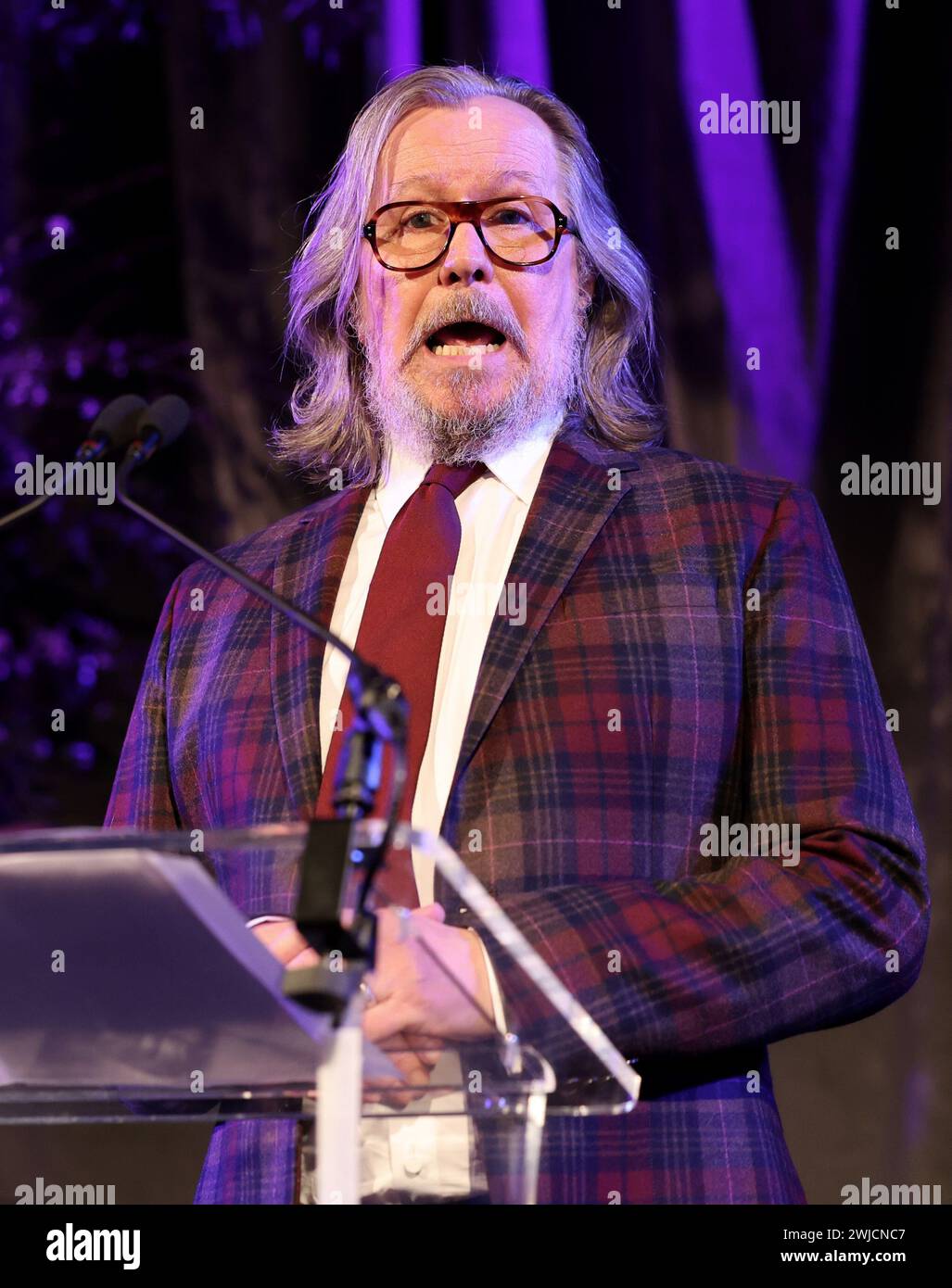 Gary Oldman performs on stage at a Celebration of Shakespeare event at ...