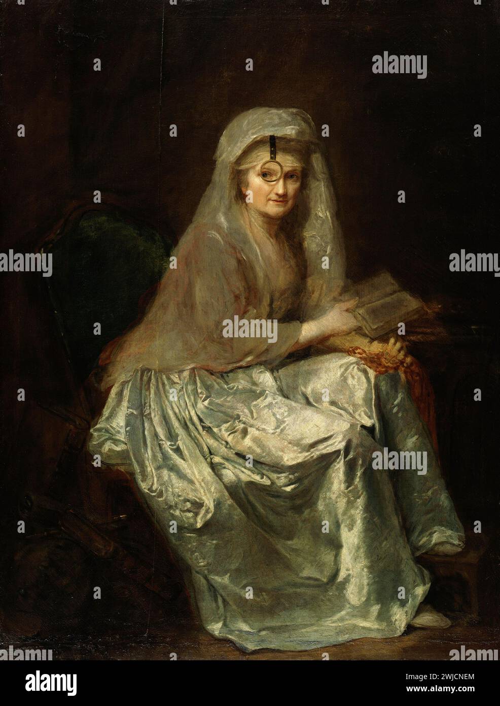 Self-portrait. Anna Dorothea Therbusch. Prob 1782 Stock Photo - Alamy