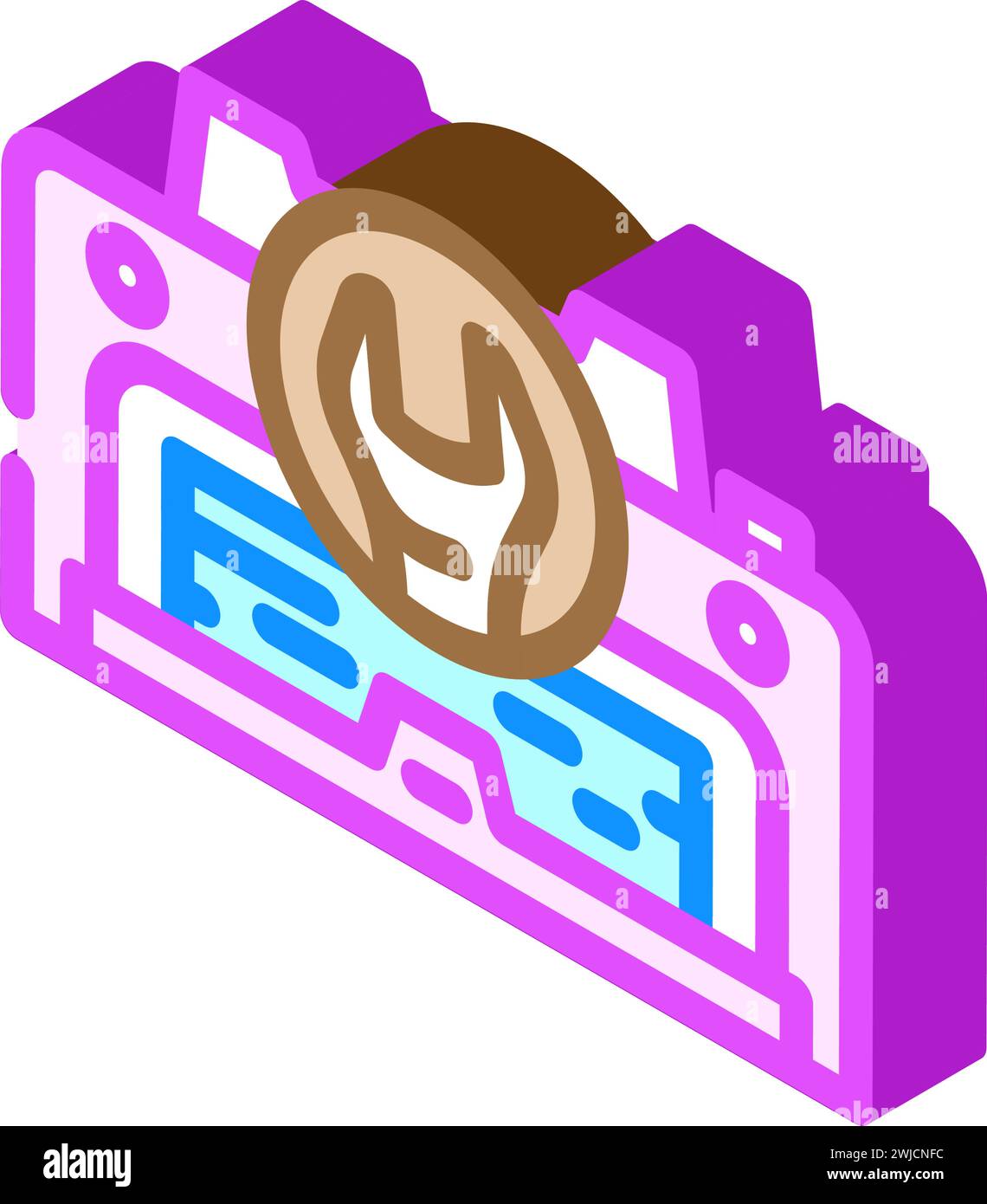 printer fixing repair computer isometric icon vector illustration Stock ...