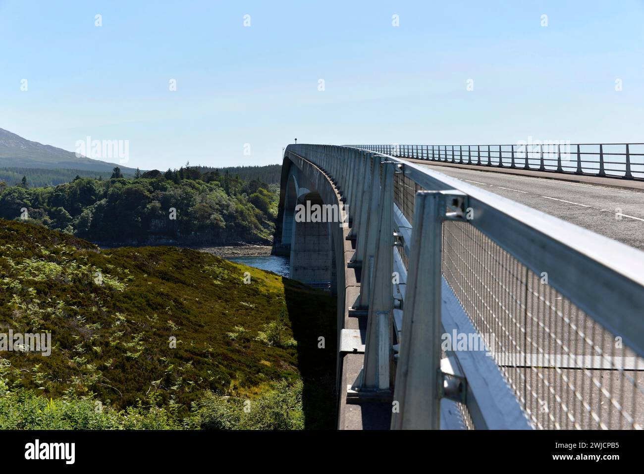 The bridge from the mainland to the Isle of Skye, Isle of Skye, Inner ...